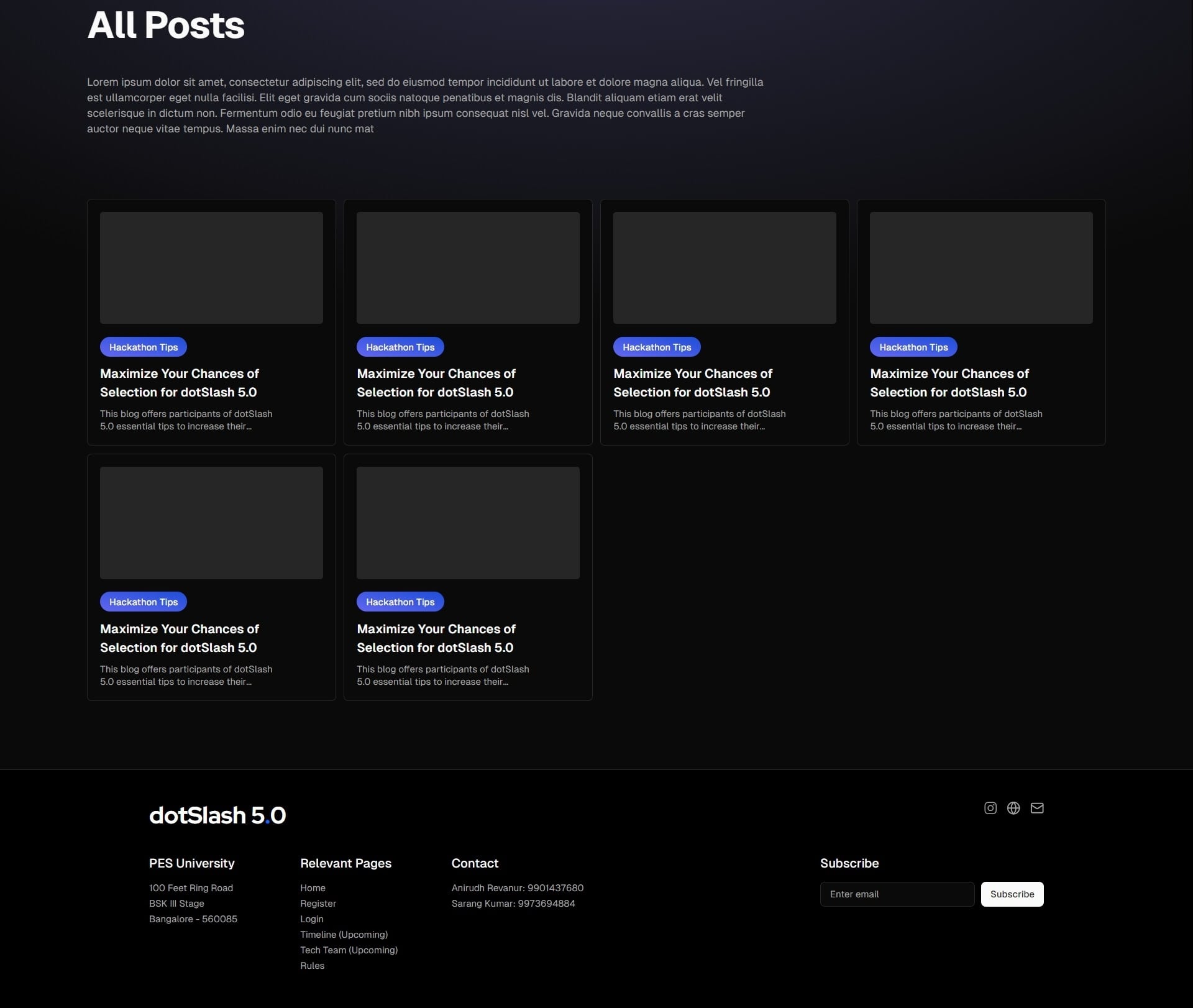Maximize Your Chances of Selection for dotSlash 5.0 | dotSlash 5.0